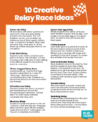 48 Creative Relay Race Ideas To Try