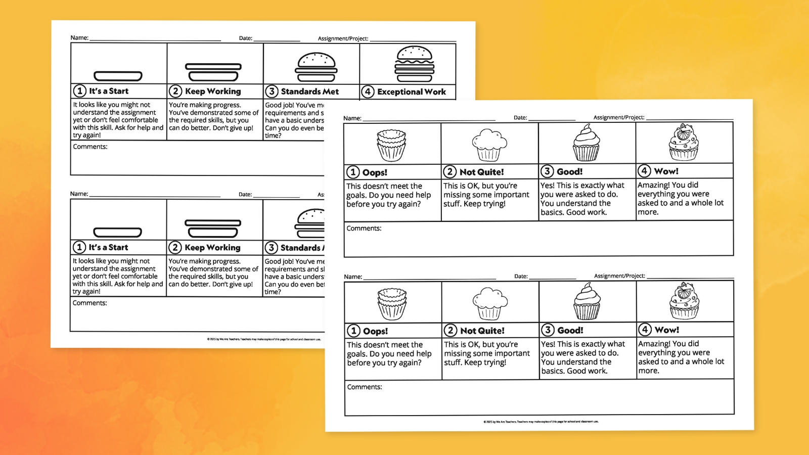 Scoring Rubric Examples for All Subjects (Free Printables!) - Honct.com