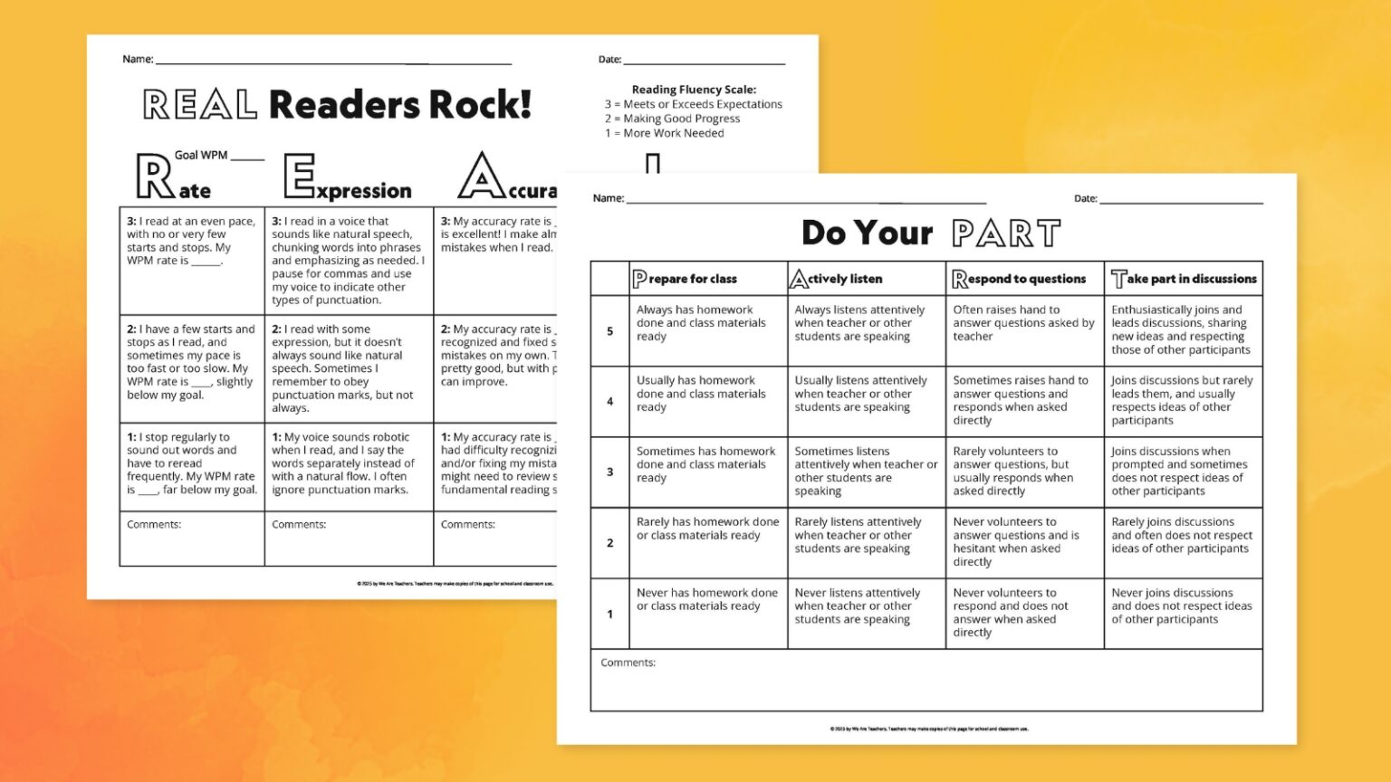 Scoring Rubric Examples for All Subjects (Free Printables!) - Honct.com
