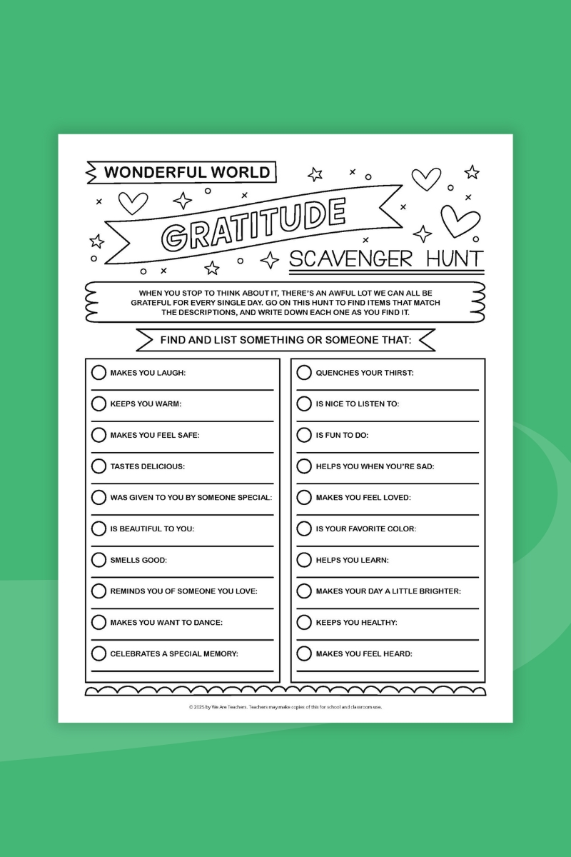 40 Clever Scavenger Hunt Ideas (Plus Free Printable Bundle) - September ...