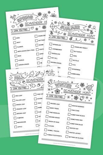 40 Clever Scavenger Hunt Ideas (Plus Free Printable Bundle)
