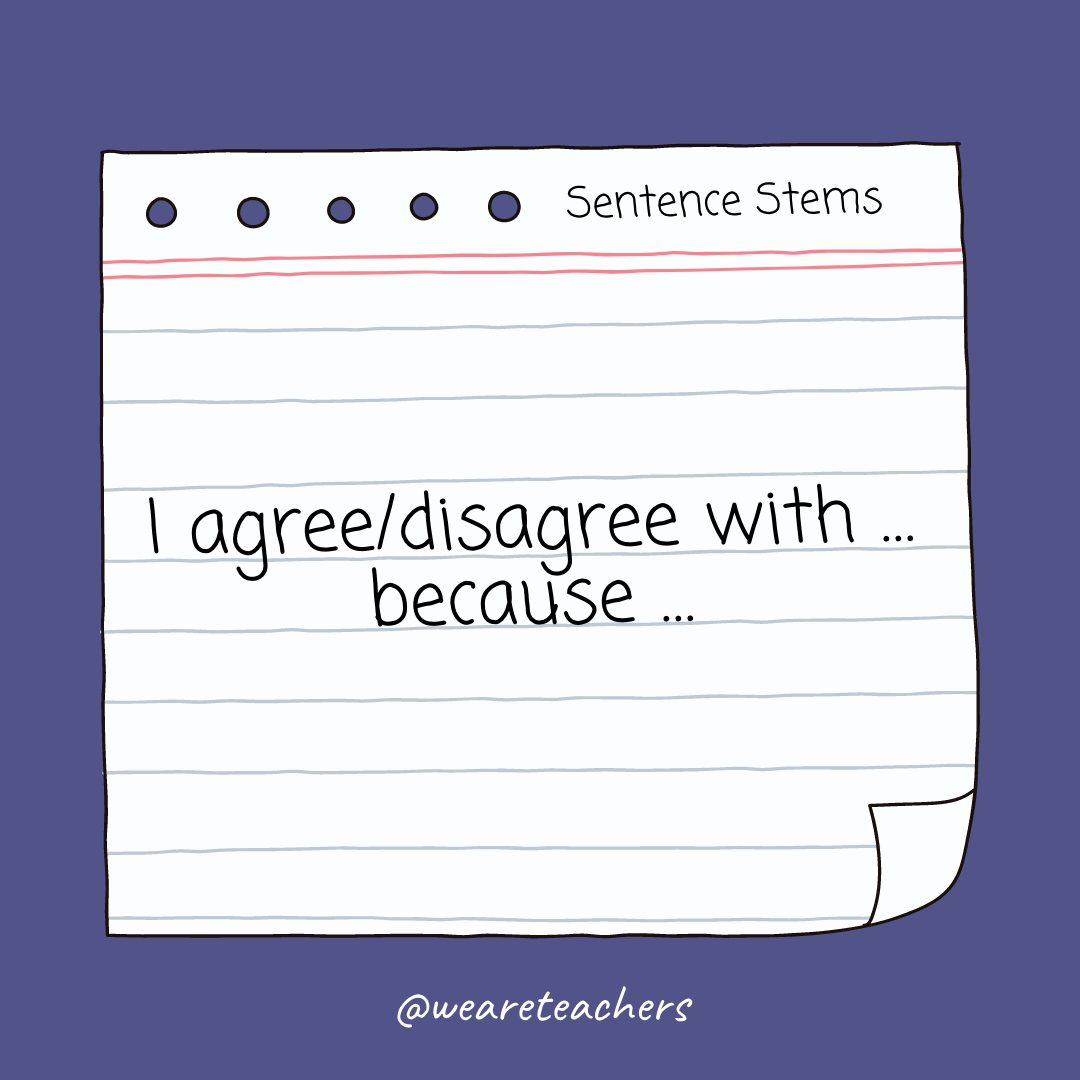 Sentence Stems: How To Use Them + Examples for Every Subject