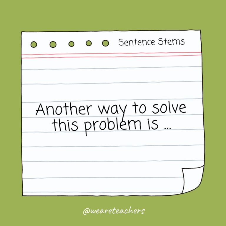 Sentence Stems: How To Use Them + Examples for Every Subject