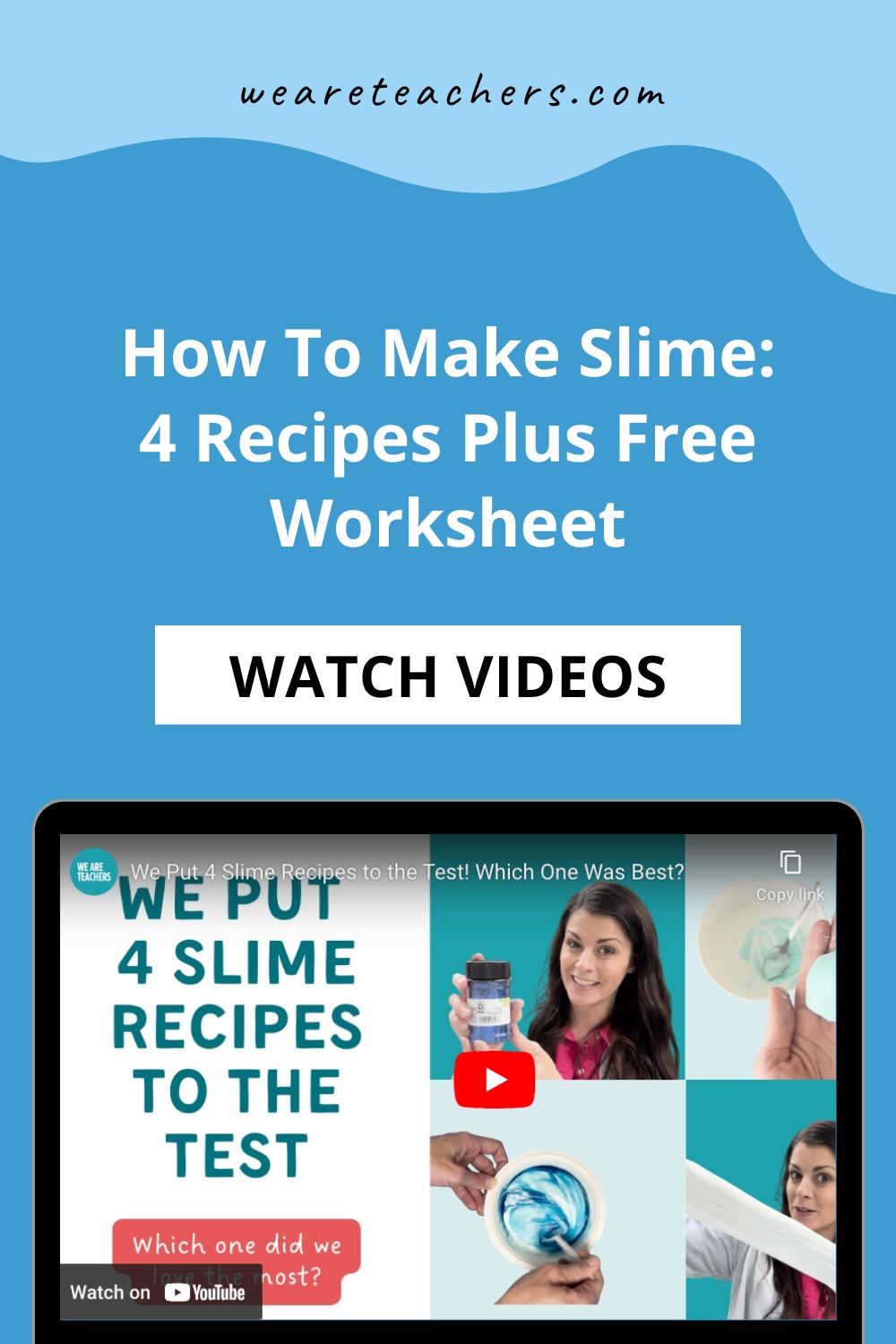 How To Make Slime: 4 Recipes Plus Free Worksheet