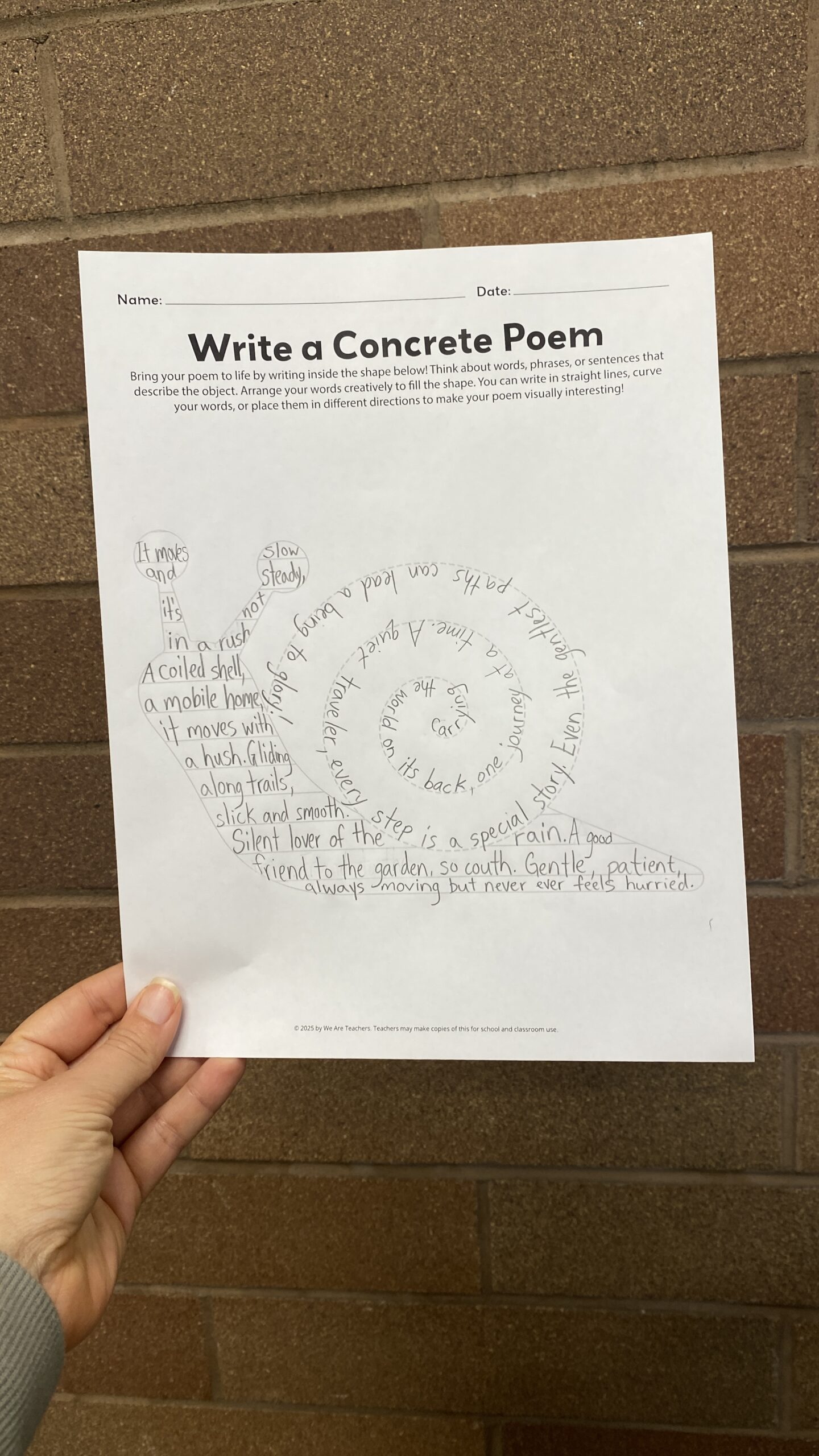 How To Write Concrete Poems: Examples and Templates - Jelettay.com