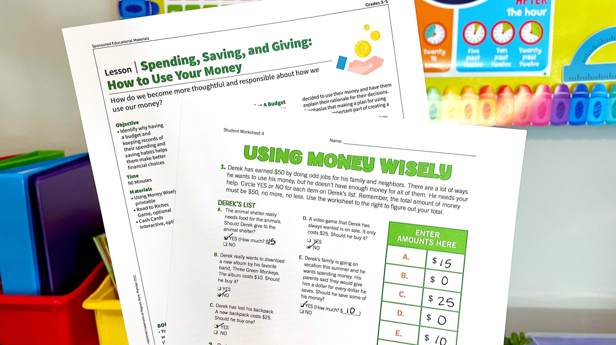 Spend, Save, Give: Teach Your Students How To Use Their Money