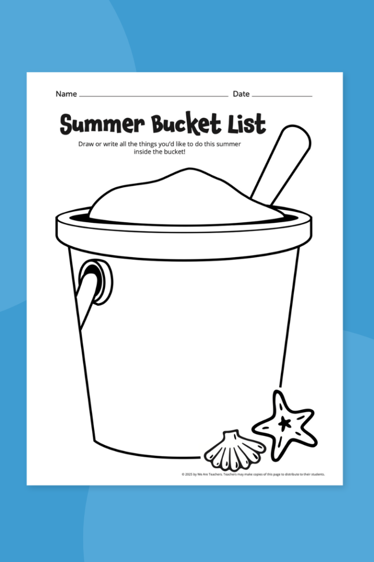 Summer Bucket List Printables