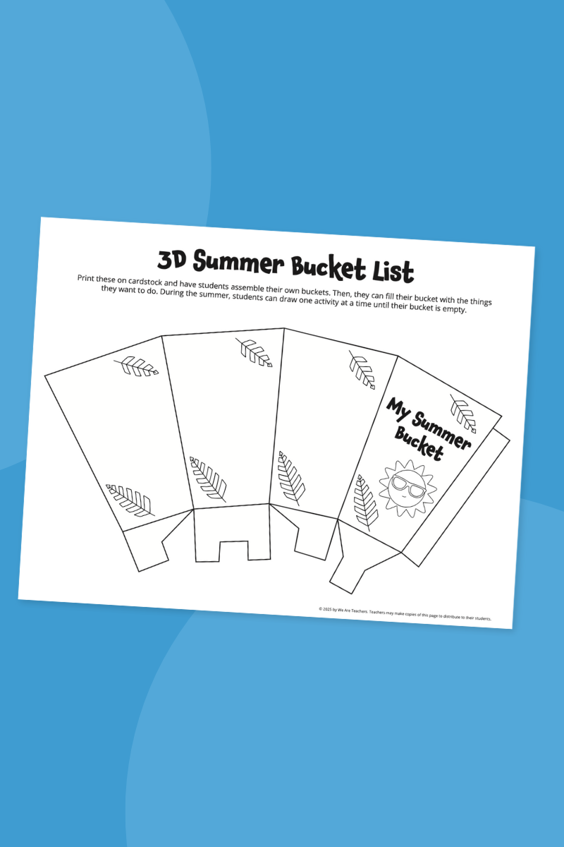 Summer Bucket List Printables - Asha Modern School