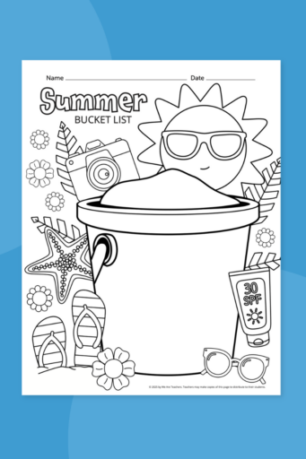 Summer Bucket List Printables - July 2025