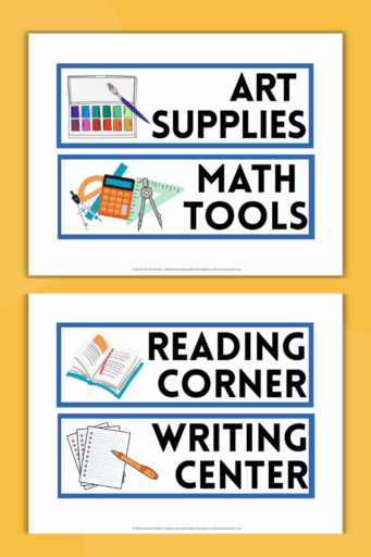 Free Printable Classroom Labels To Organize Your Classroom