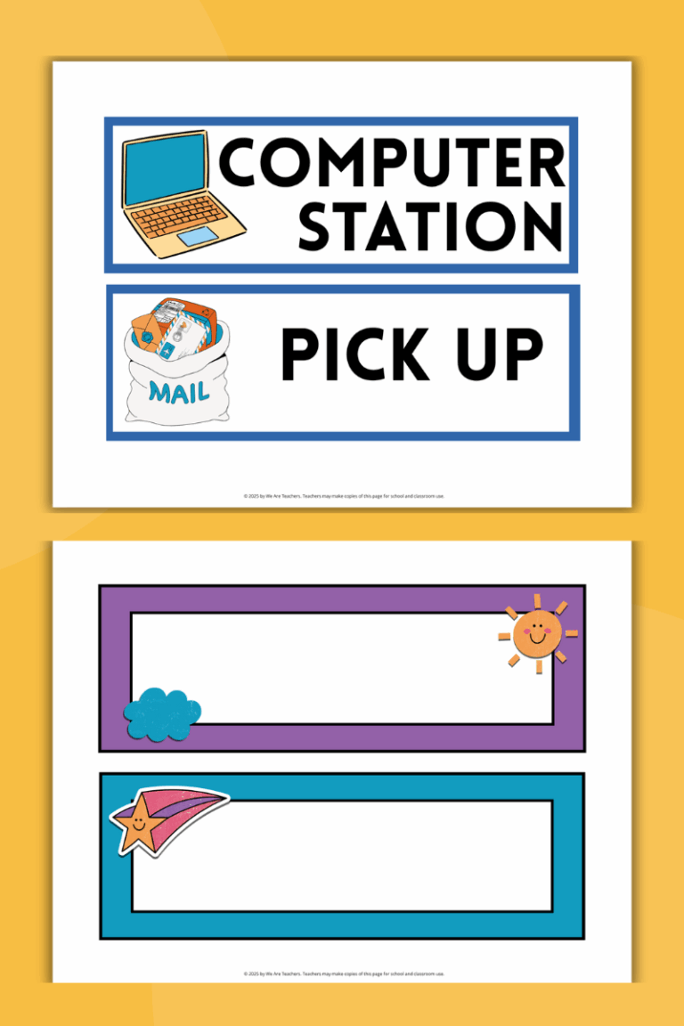 Free Printable Classroom Labels To Arrange Your Classroom - Faberk