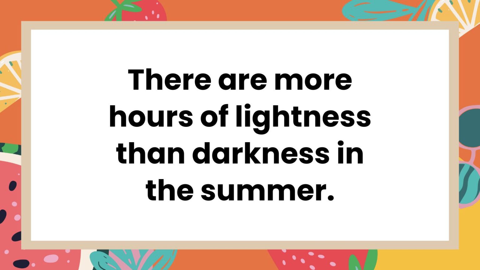 25 Fun and Fascinating Facts About Summer