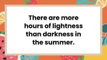 25 Fun and Fascinating Facts About Summer