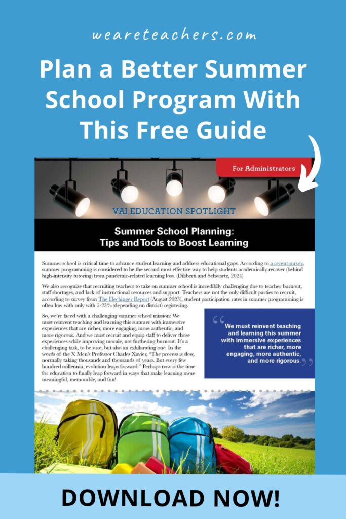 VAI Summer School Guide for Administrators
