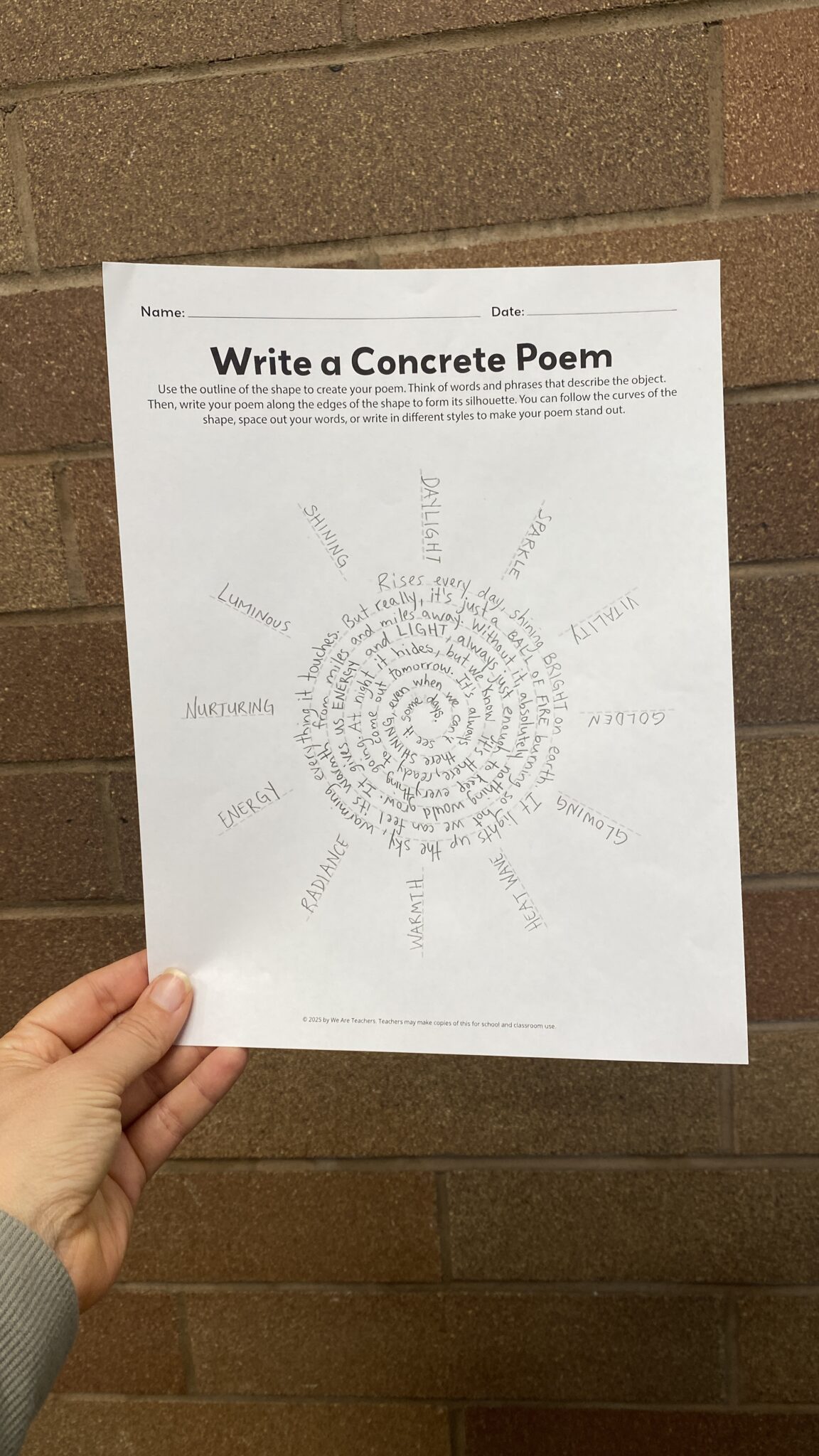 How To Write Concrete Poems: Examples and Templates