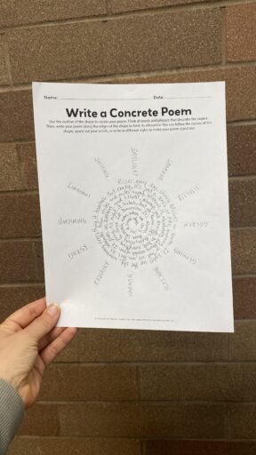 How To Write Concrete Poems: Examples and Templates - Asha Modern School
