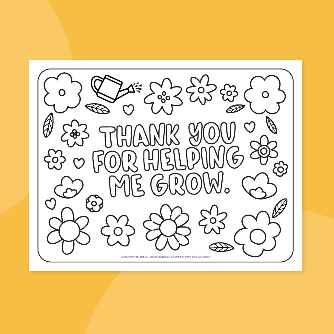 Free Teacher Appreciation Coloring Pages To Say Thank You - Asha Modern ...