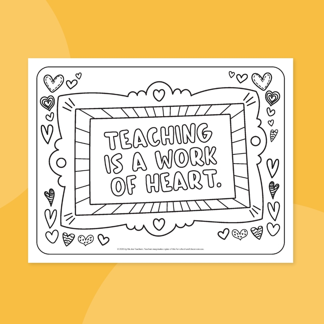 Free Teacher Appreciation Coloring Pages To Say Thank You - Asha Modern ...