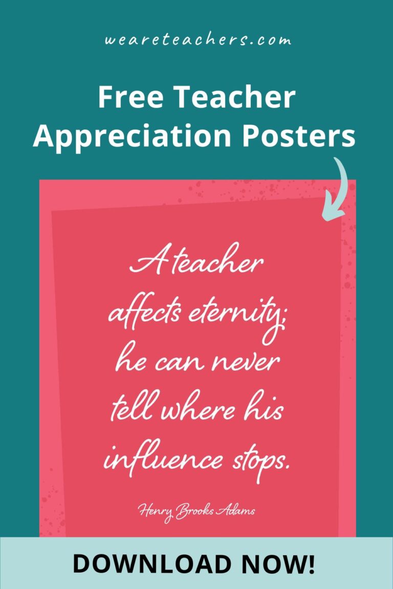 Free Teacher Appreciation Posters
