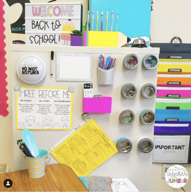 Calm the Clutter with Teacher Desk Organization Tips - We Are Teachers