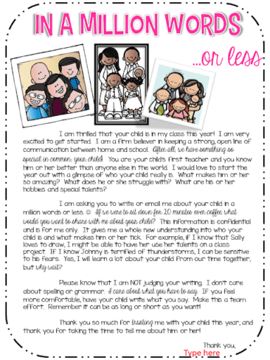 Teacher Introduction Letter to Parents Examples