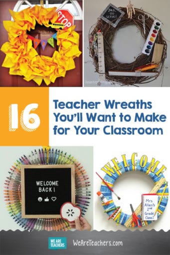 Teacher Wreaths You'll Want to Make for Your Own Classroom