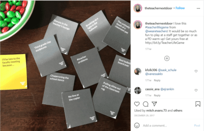 Teacher Life - The Free Card Game for Teachers - Like Cards Against ...