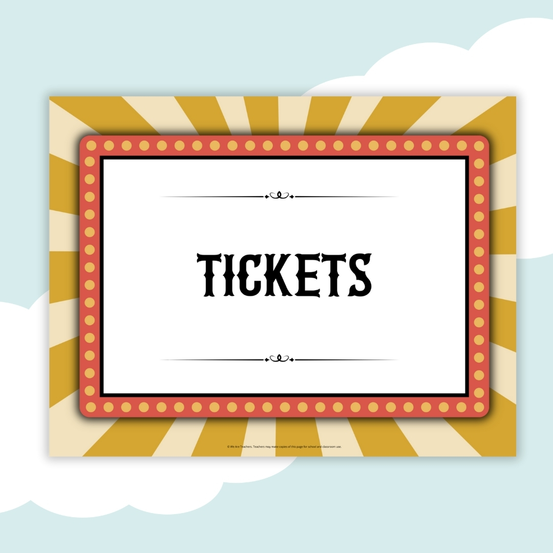 Free Printable Carnival Station Signs for Your Next Event - April 2025