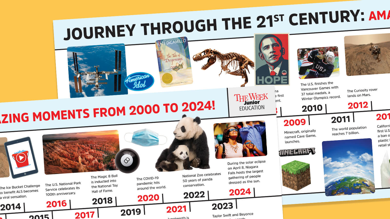 21st Century Timeline Poster and Worksheets for Your Classroom