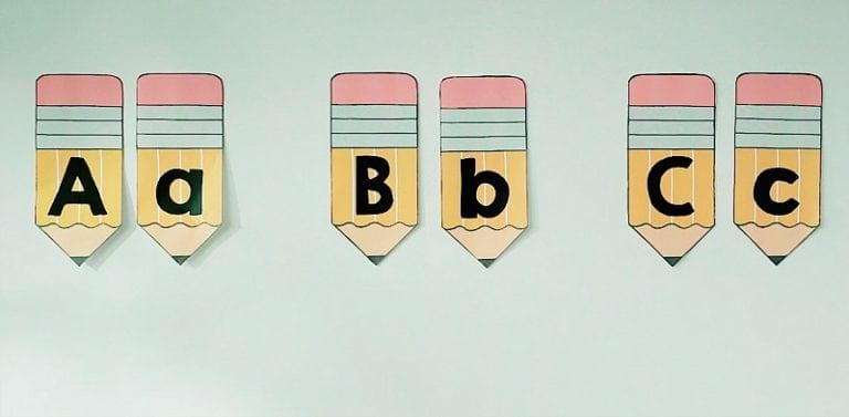 Pencil Alphabet - Free to Save and Print - WeAreTeachers