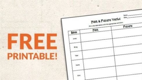 30 Fun and Easy Activities for Teaching Verb Tenses