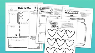 Get Our Free Bundle of Self-Esteem Worksheets