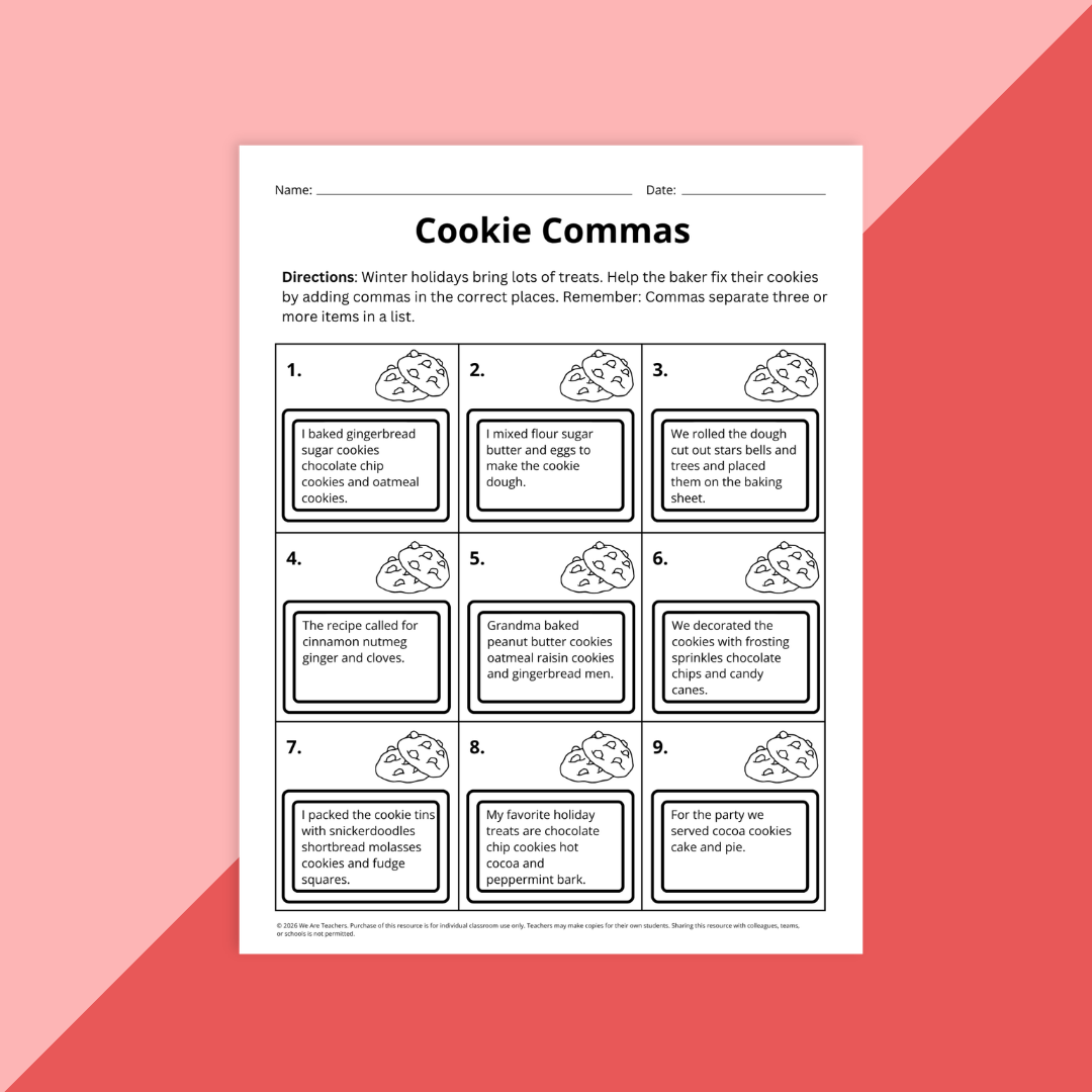 Winter Holidays ELA Worksheet Bundle - We Are Teachers