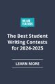 The Big List of Student Writing Contests for 2024-2025